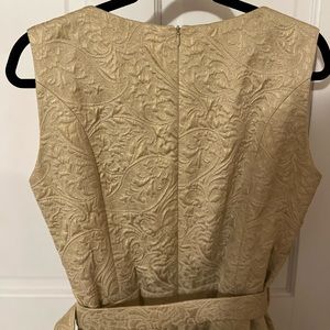 Pauw Amsterdam | Dresses | Nwt Pauw Amsterdam Gold Brocade Belted Aline ...